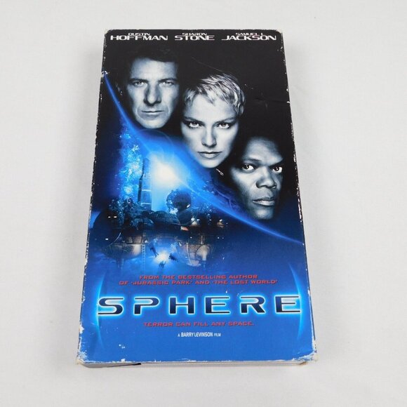 Media | Sphere Vhs 1998 Dustin Hoffman Sharon Stone Samuel L Jackson ...